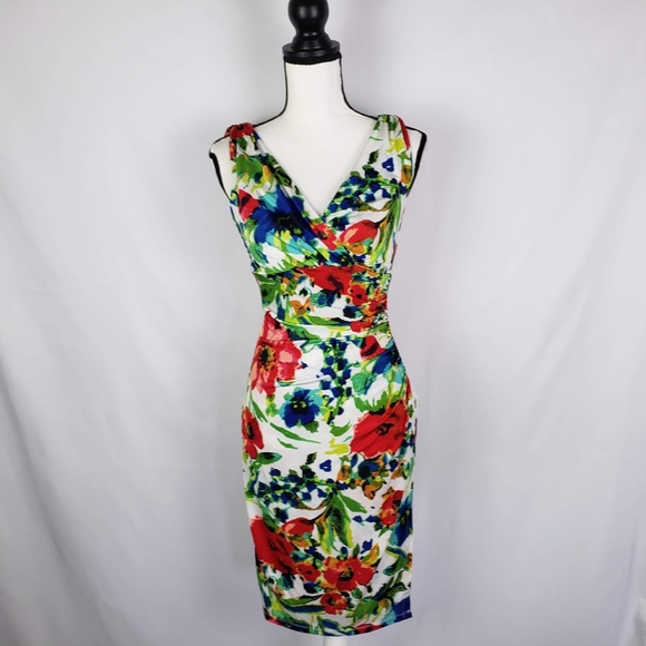 Lauren Ralph Lauren | Dresses | Ralph Lauren Bright Floral Stretchy ...